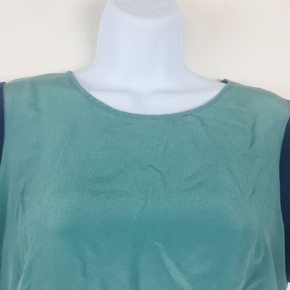 Anthropologie | Tops | 4 Hawthorn Silk Blouse Medium High Low Color ...
